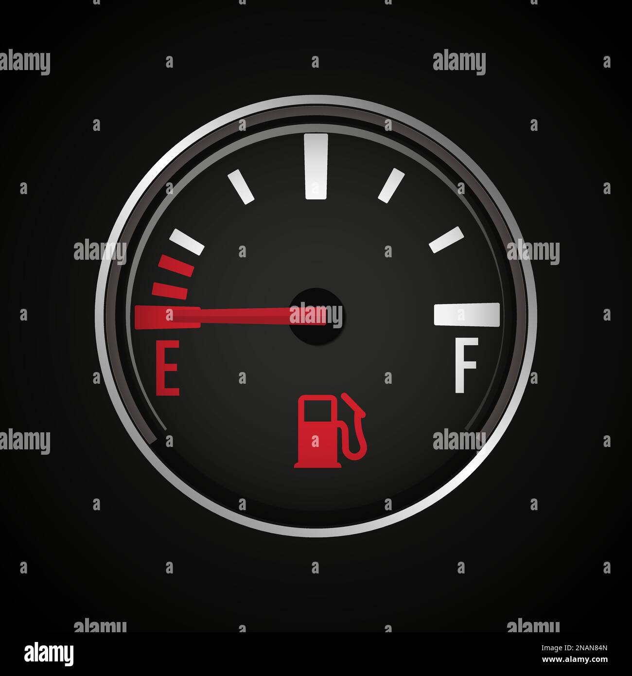 Fuel gauge icon. Gasoline indicator. Vector illustration Stock Vector ...