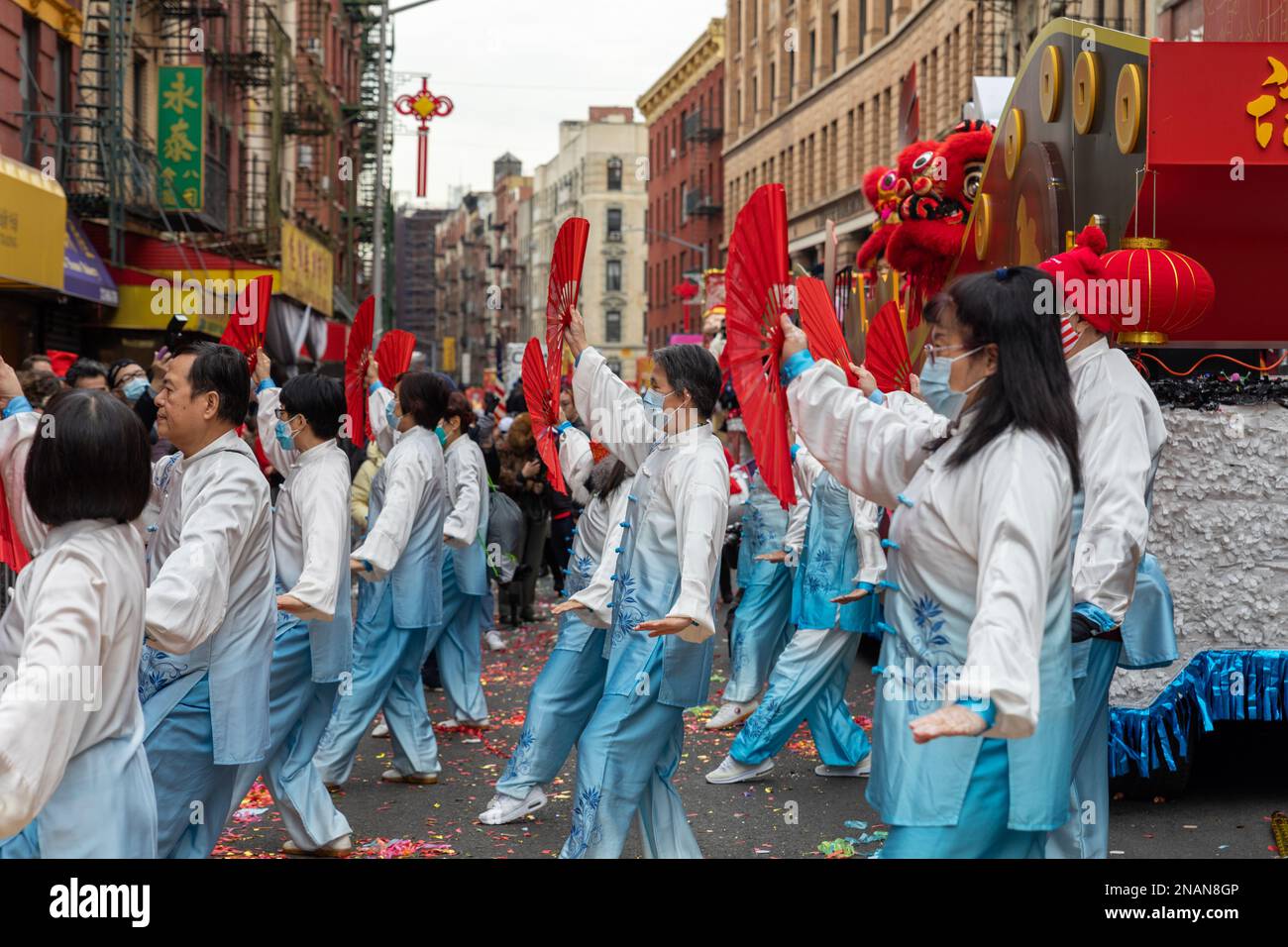 Women in colorful clothes dancing at the 25th Annual Chinese Lunar New ...