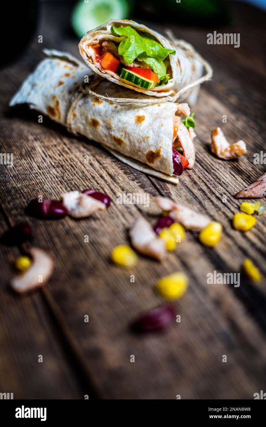 Mexican kebab hi-res stock photography and images - Alamy