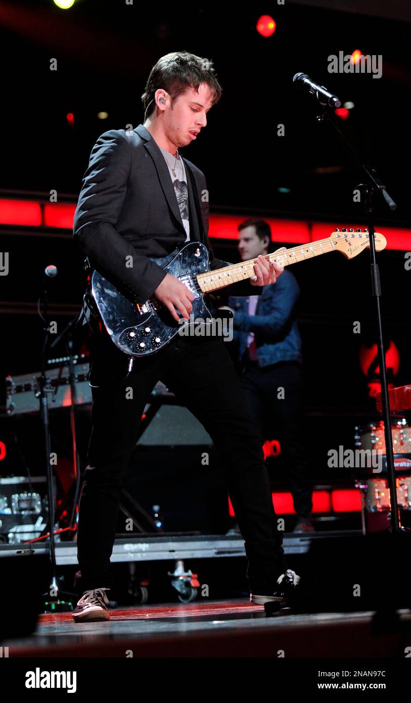 Musician Mark Foster and his band Foster The People perform at Z100's ...