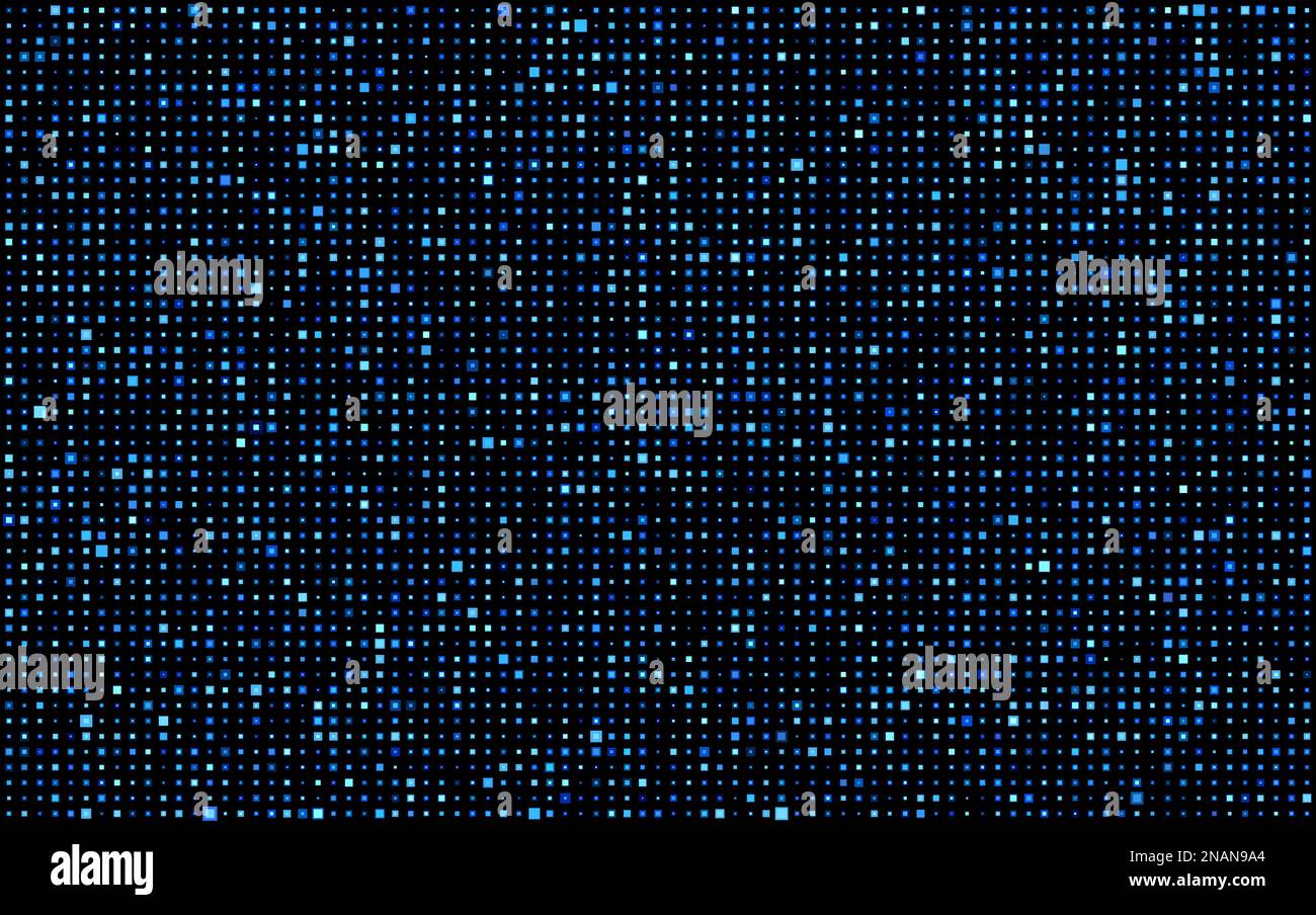 abstract blue pixel mosaic background, vector illustration Stock Vector ...