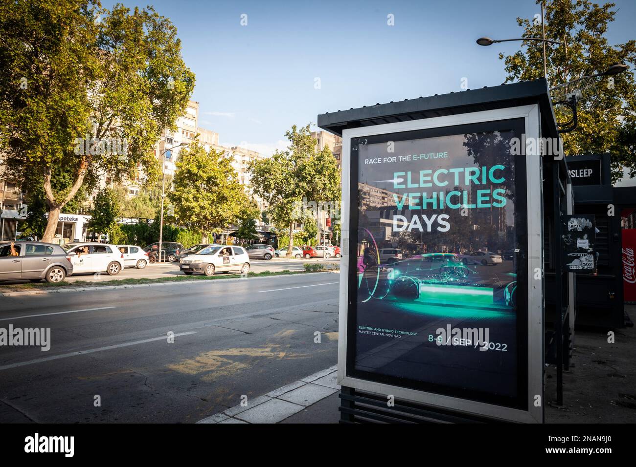 Cars ecology advert hi-res stock photography and images - Alamy