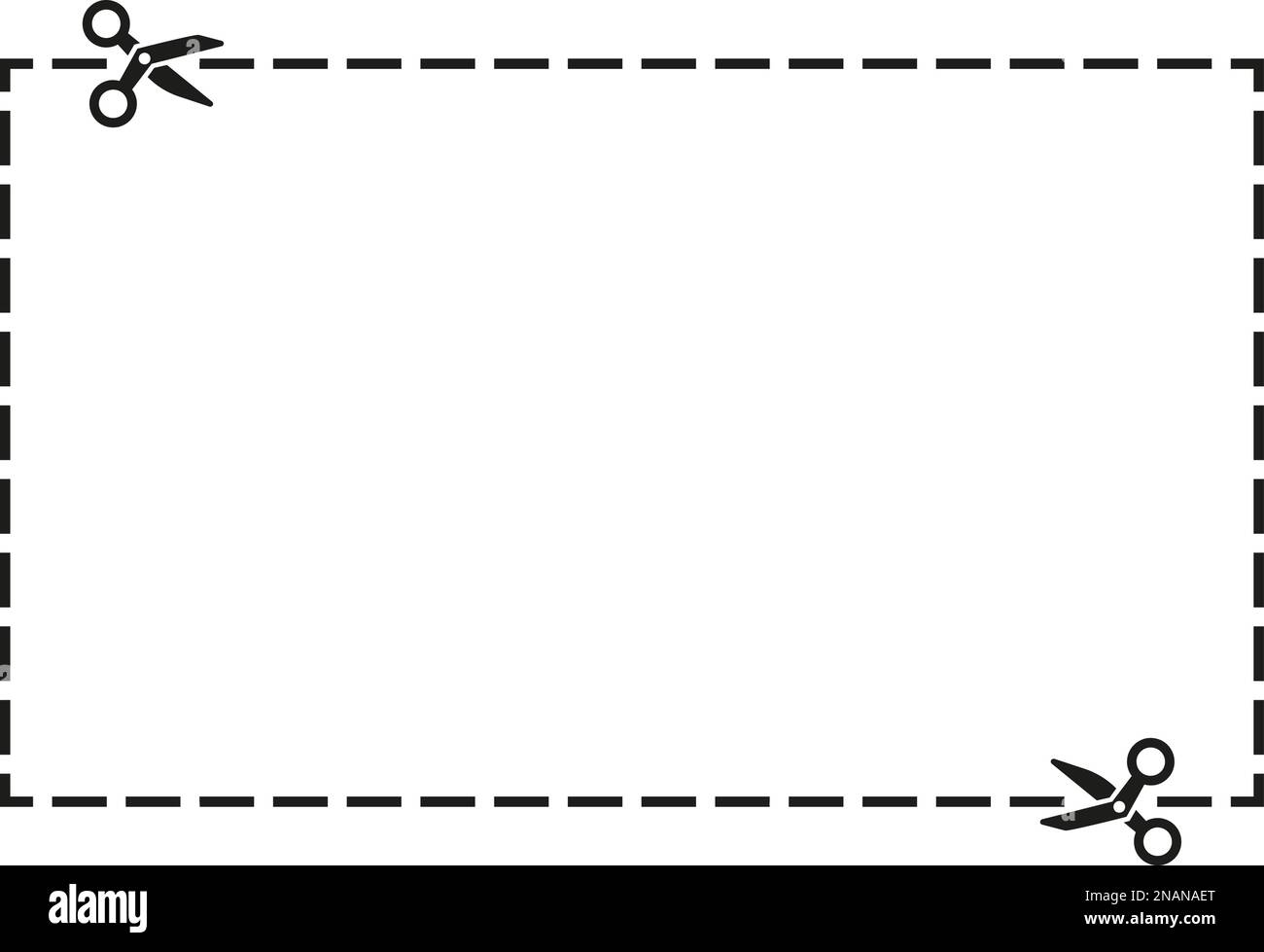 Scissors scissor cut out line hi-res stock photography and images - Alamy