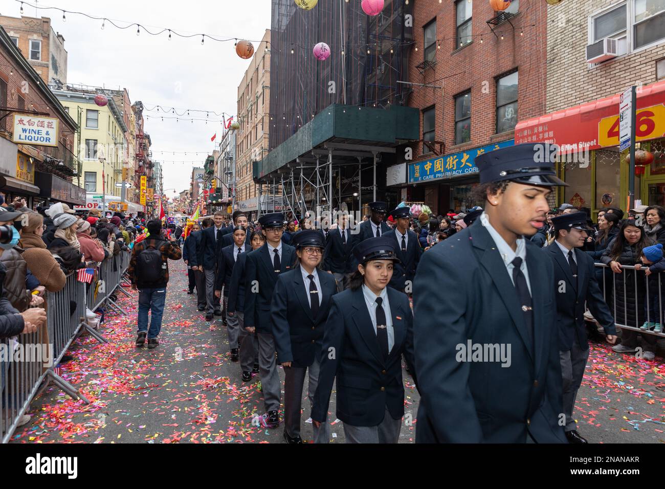 Chinese police marching hi-res stock photography and images - Alamy