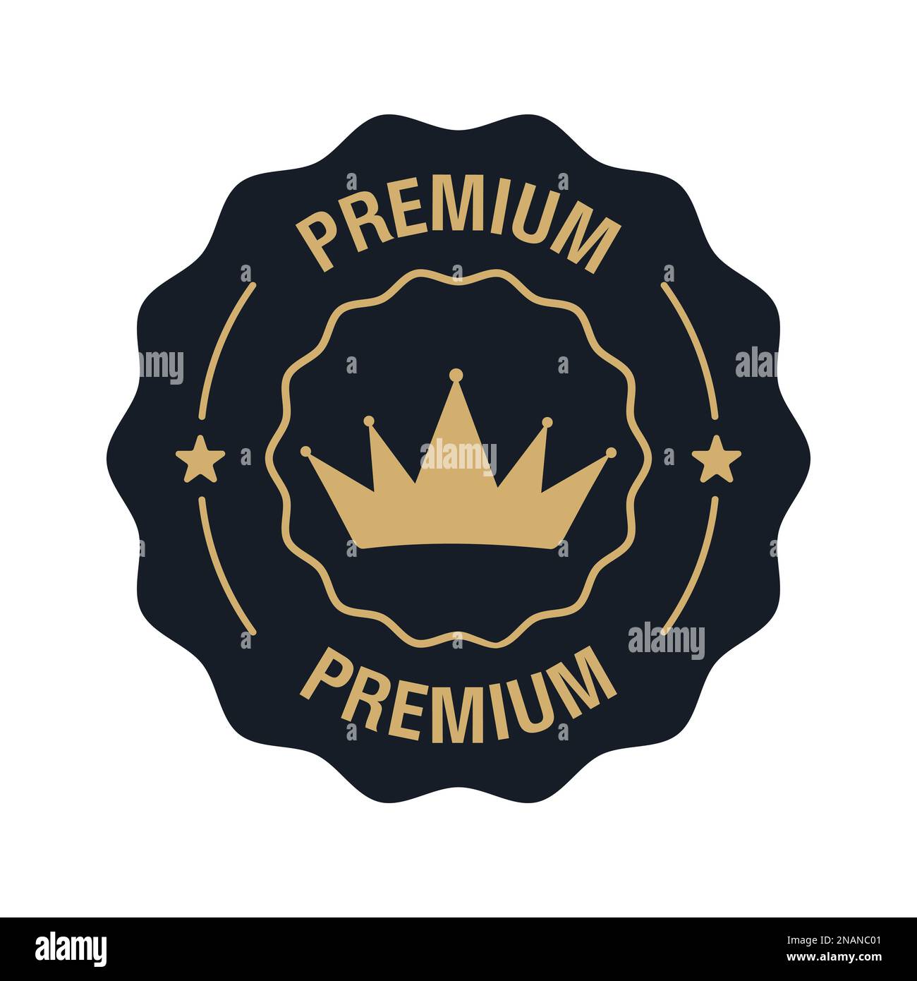 Premium quality vector label. Luxury black labels. Vector flat ...