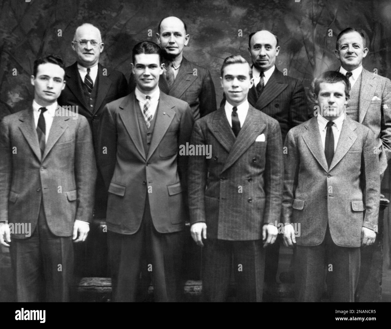 The four Yale athletes in the front row answer “Yes Dad” to the calls ...