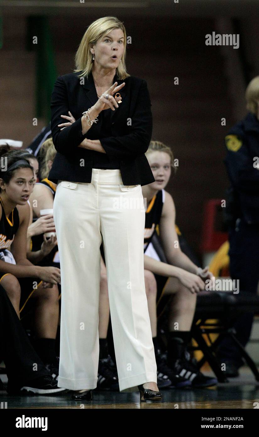 Milwaukee head coach Sandy Botham during an NCAA college basketball ...