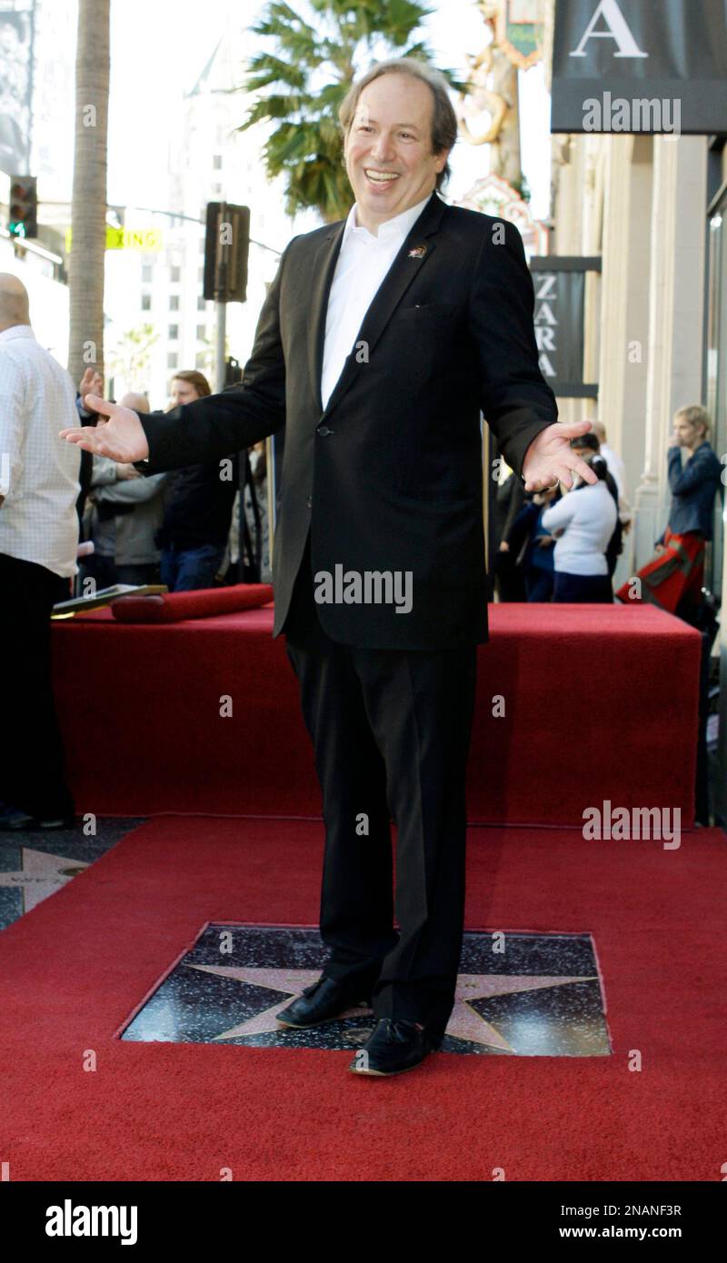 FILE - Composer Hans Zimmer poses during dedication ceremonies for his ...