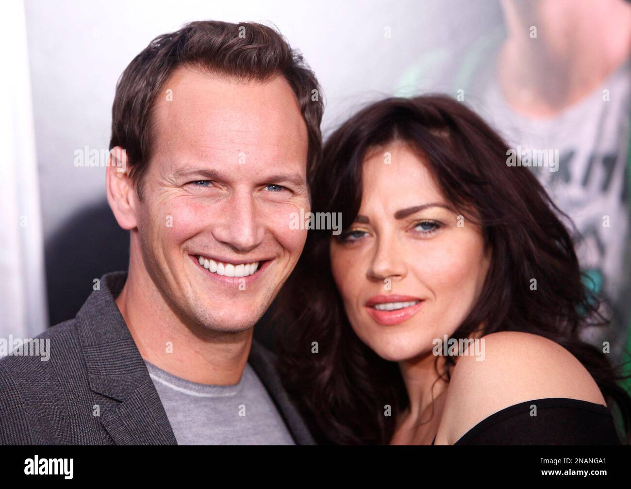 Patrick Wilson and his wife Dagmara Dominczyk attend the premiere of ...