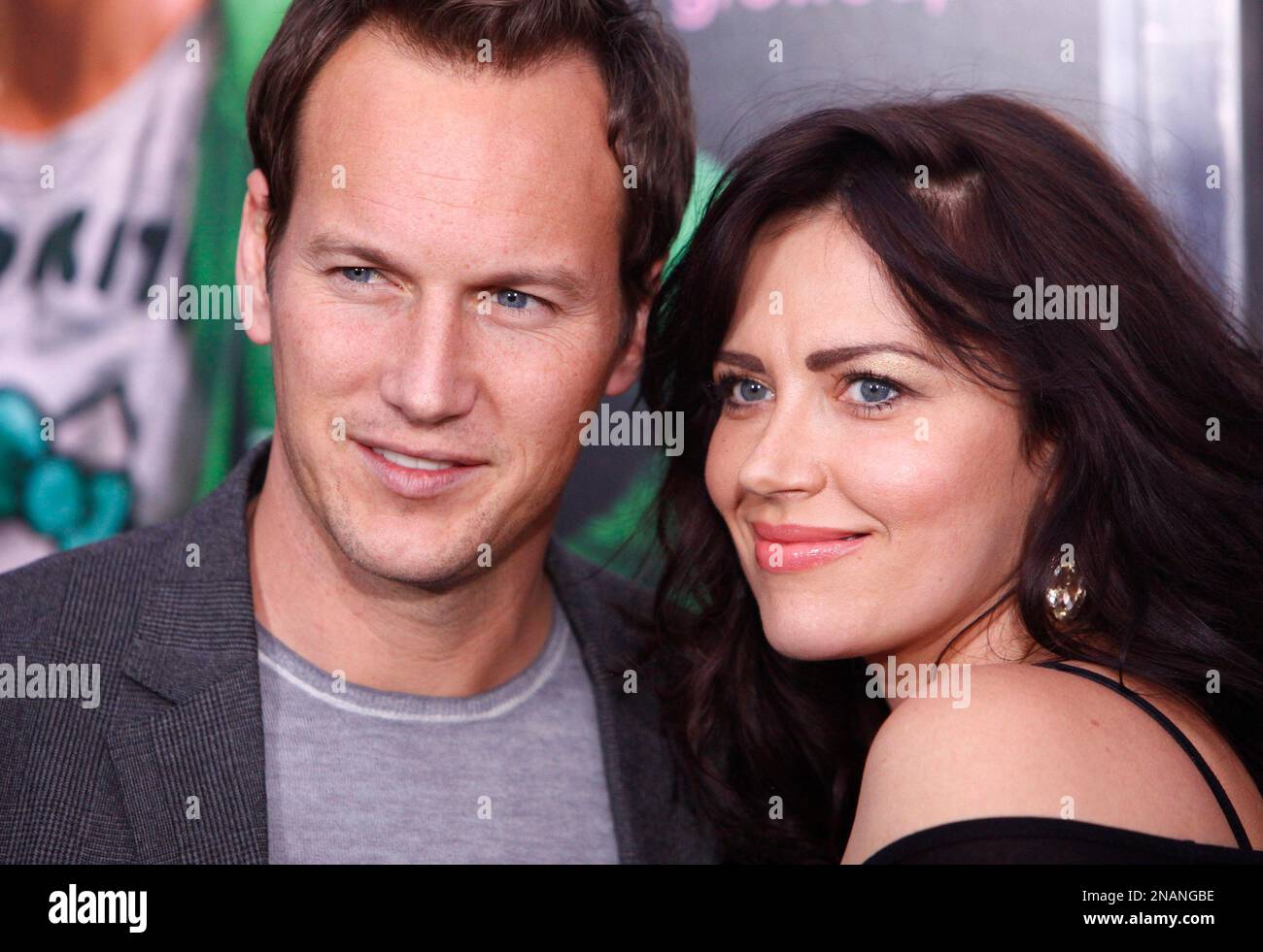 Patrick Wilson and his wife Dagmara Dominczyk attend the premiere of ...