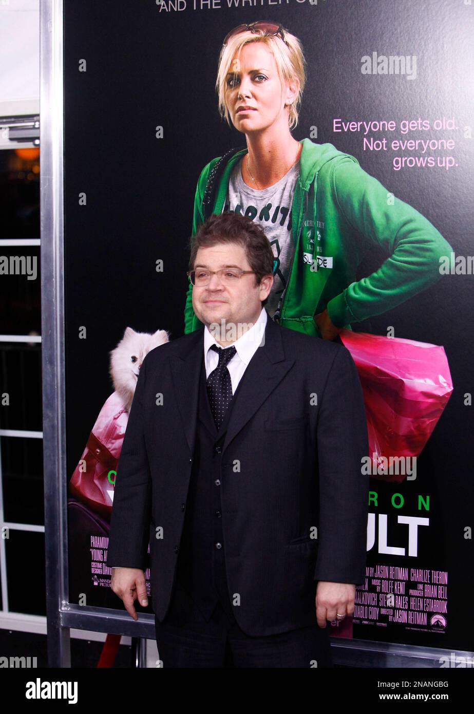Actor Patton Oswalt attends the premiere of "Young Adult" at the ...