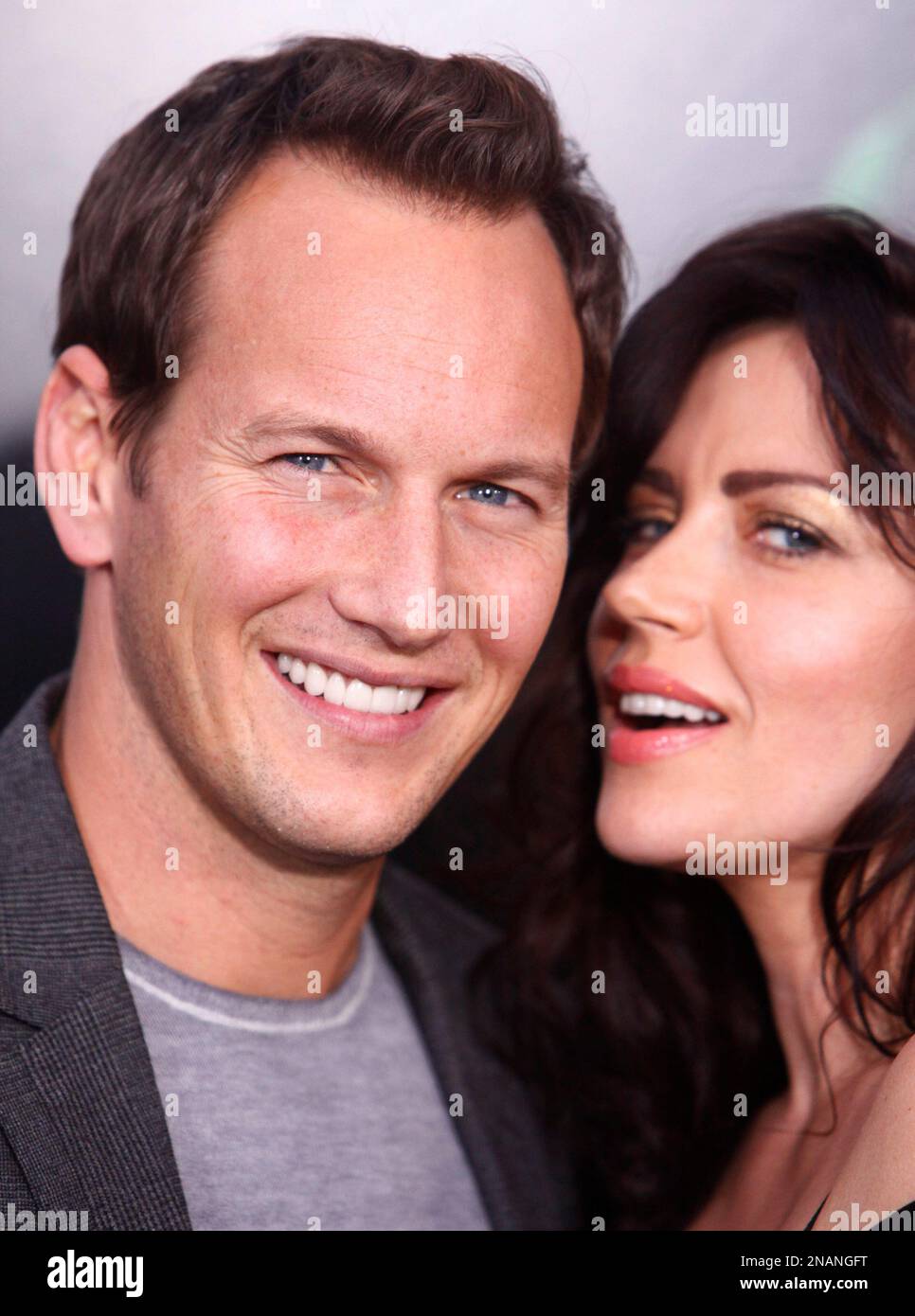 Actor Patrick Wilson and his wife Dagmara Dominczyk attend the premiere ...