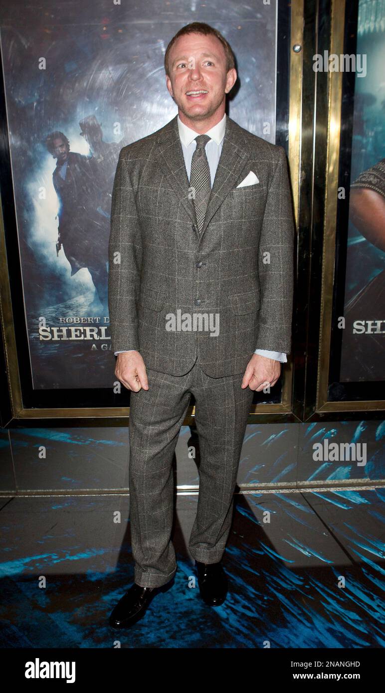 Director Guy Ritchie arrives for the European Premiere of Sherlock ...