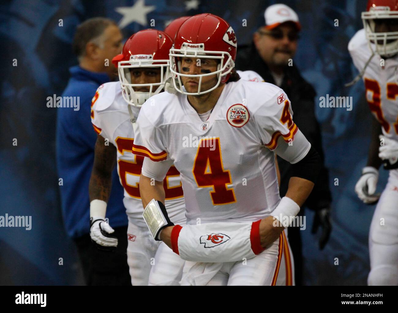 Kansas City Chiefs quarterback Tyler Palko in the first half of an NFL football game against the ...