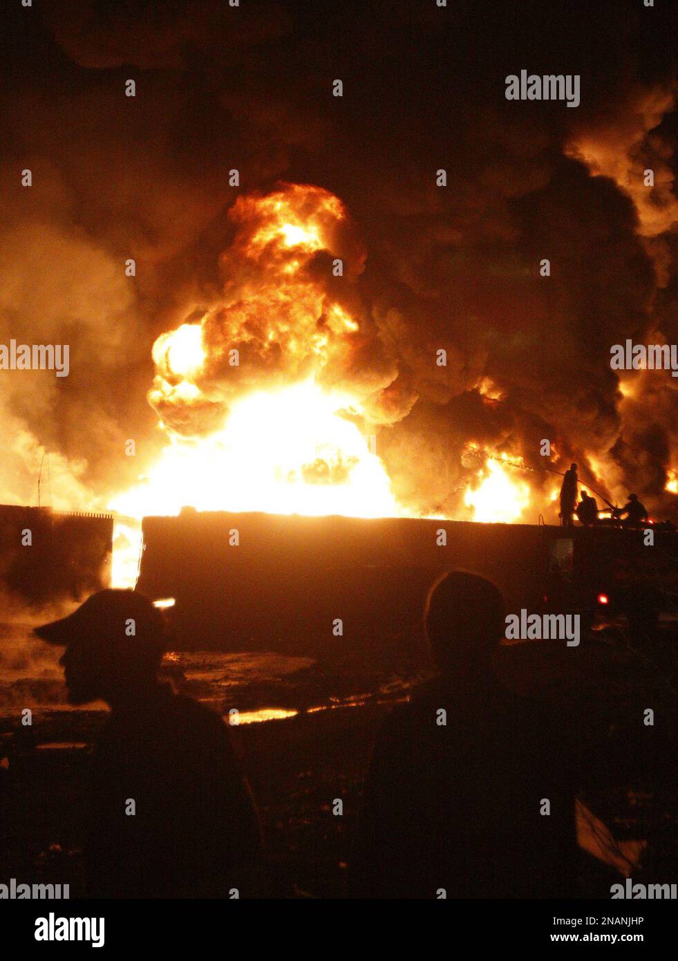 People look to burning NATO oil tankers after allegedly torched by ...