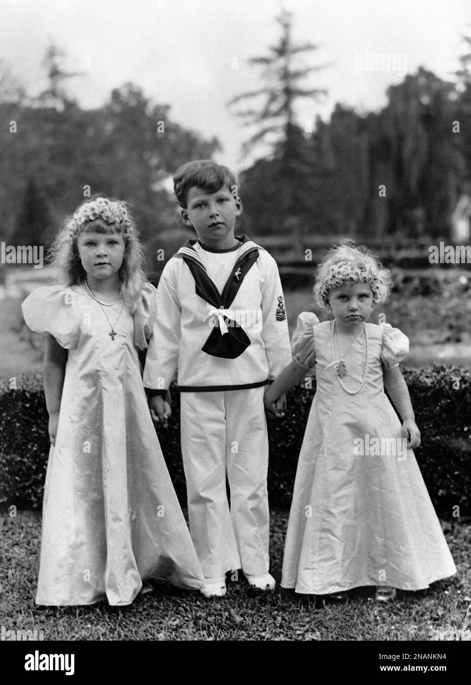 The christening of Prince Dominik, fourth and youngest child of ...