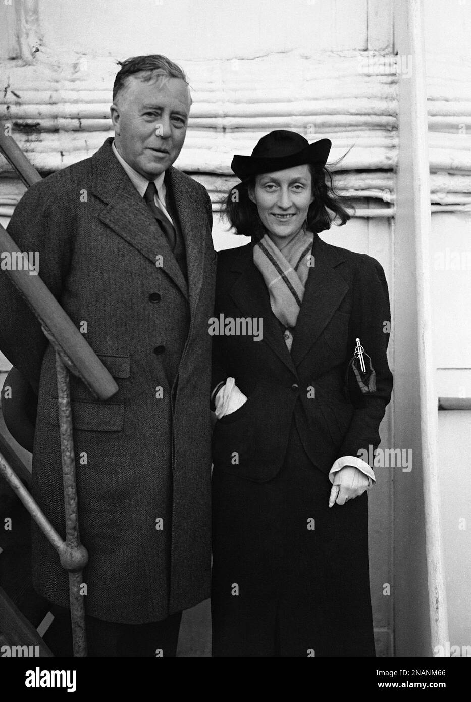 Sir James Jeans, the famous and popular astronomer, with his wife Lady ...