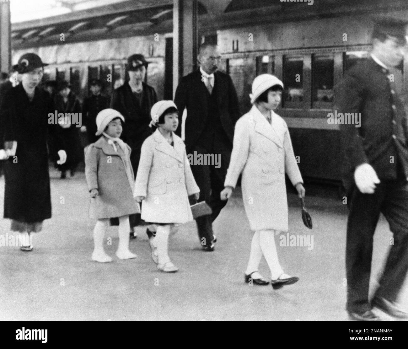 Princess Teru, eldest daughter of the Emperor of Japan, is making a ...