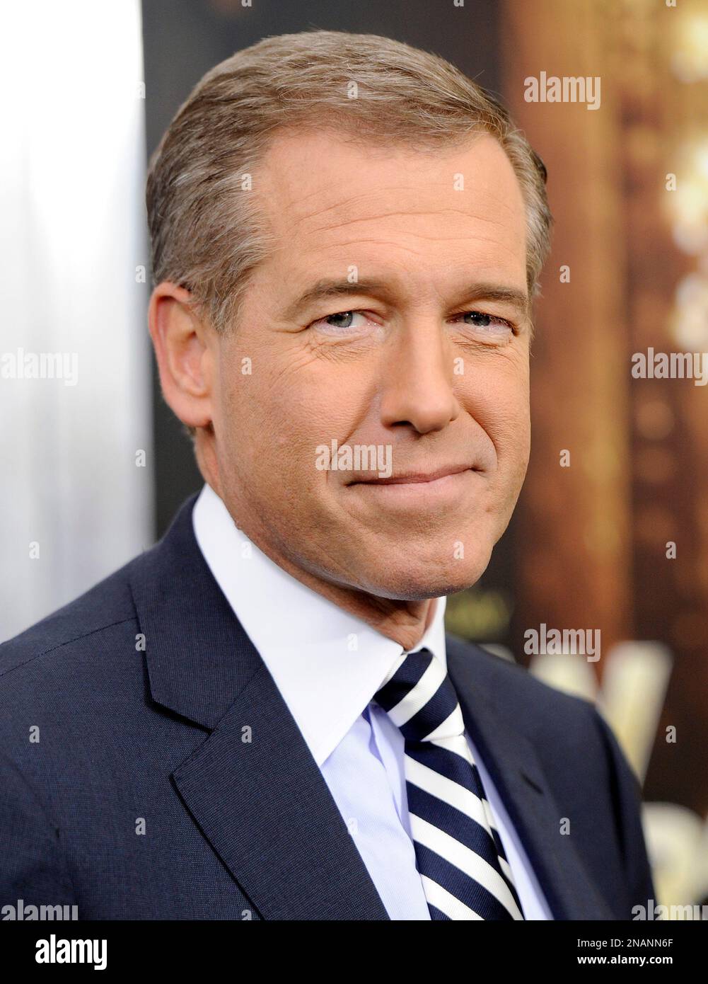 NBC News anchor Brian Williams attends the premiere of "New Year's Eve ...