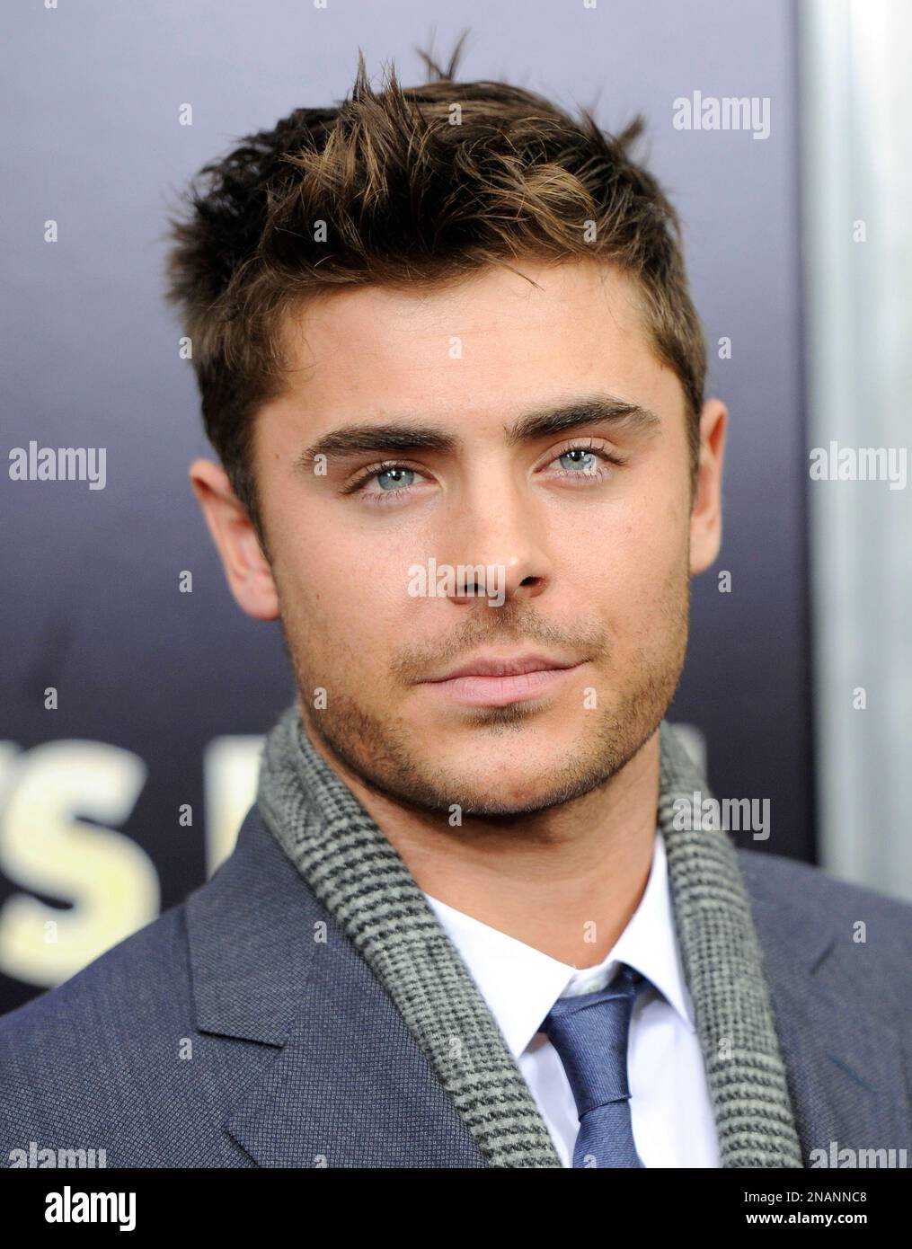 Actor Zac Efron attends the premiere of "New Year's Eve" at the ...