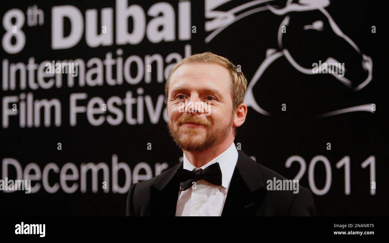 British actor Simon Pegg, arrives on the red carpet during the Opening ...