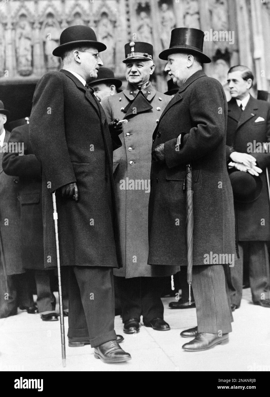 Dr. Kurt Schuschnigg, Chancellor of Austria, was amongst the government ...