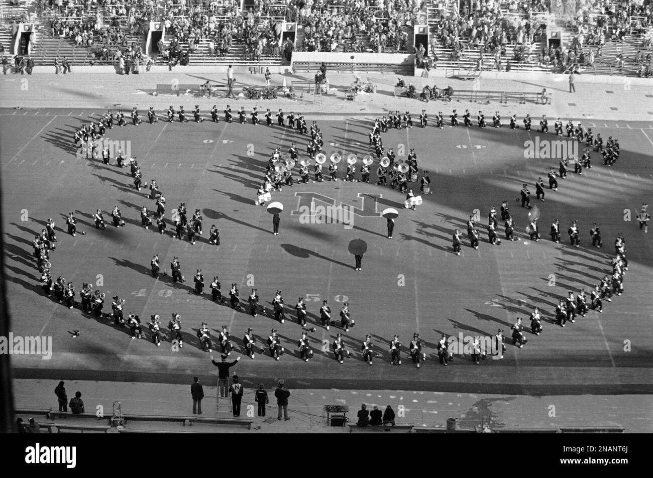 Northwestern University band forms likeness of famed cartoon character ...