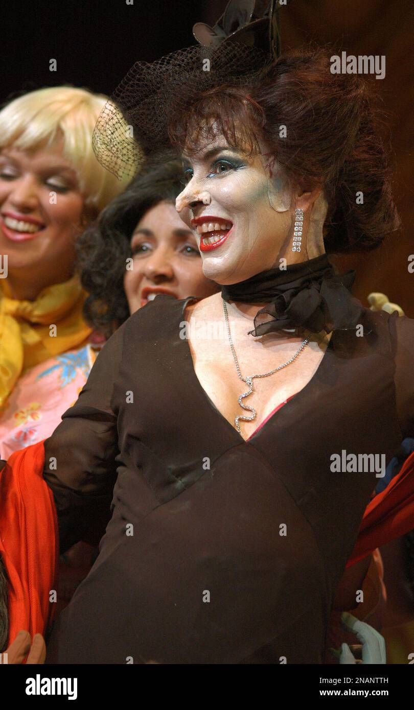 Ruby Wax plays the 'Grand High Witch' during a photocall for the new ...