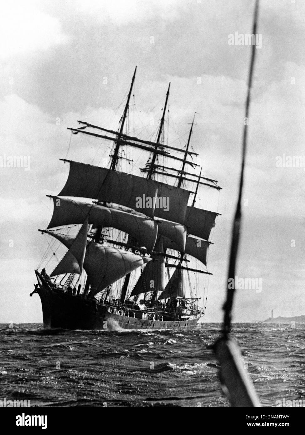 The Swedish training ship “C.B. Pedersen” of Gothenburg, bound from ...