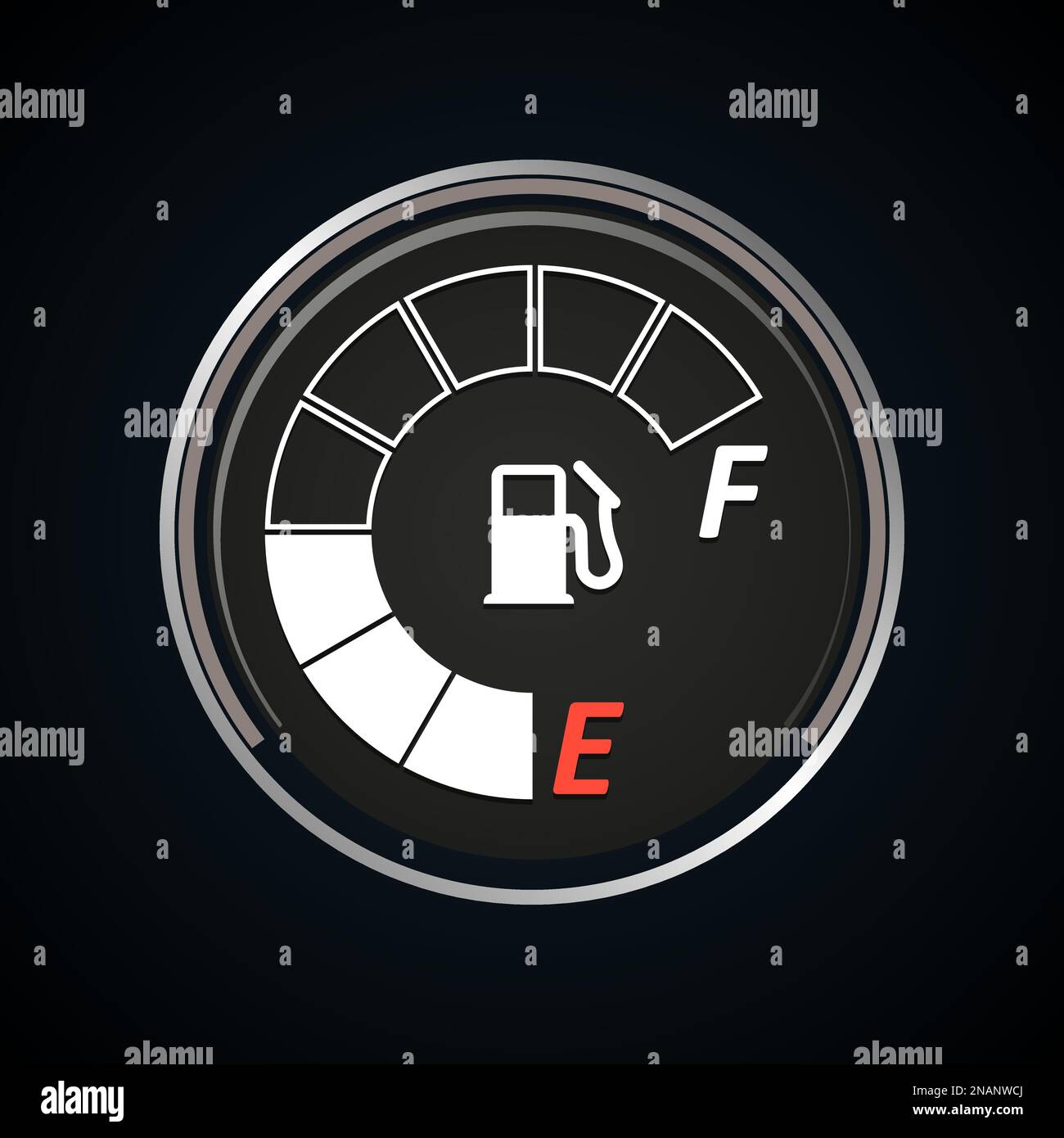 Fuel gauge icon. Gasoline indicator. Vector illustration Stock Vector ...
