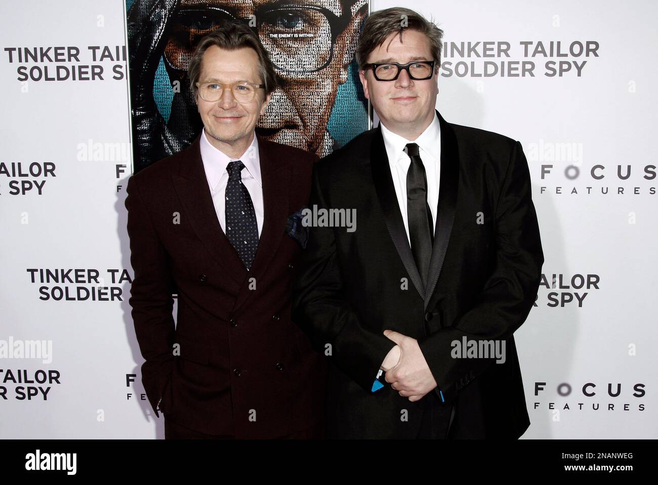 Cast member Gary Oldman, left, and director Tomas Alfredson pose ...