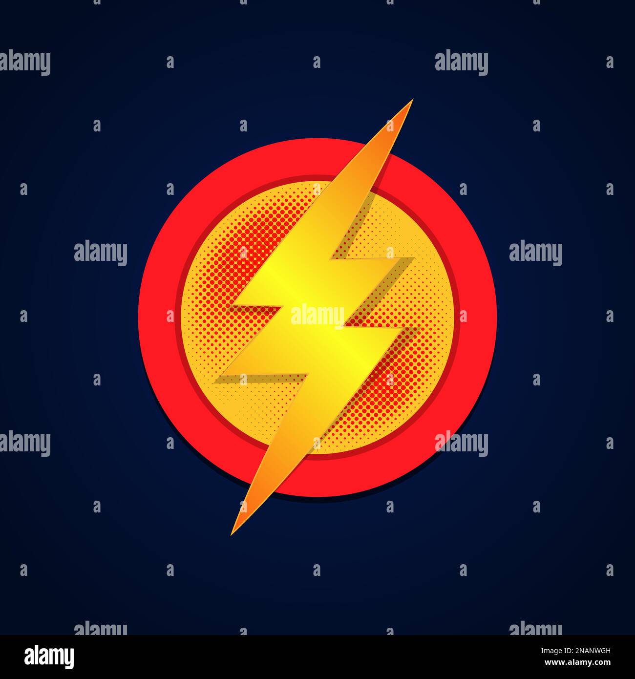 Super hero logo powerfull typography, t-shirt graphics. Vector ...