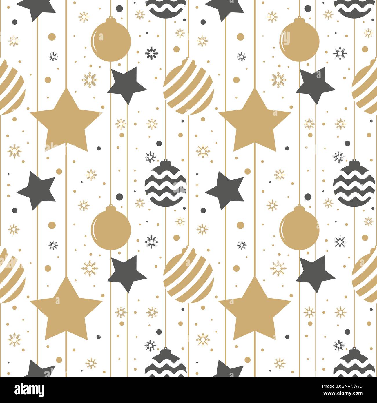 Holiday background, seamless pattern with stars. Vector illustration Stock Vector Image & Art ...