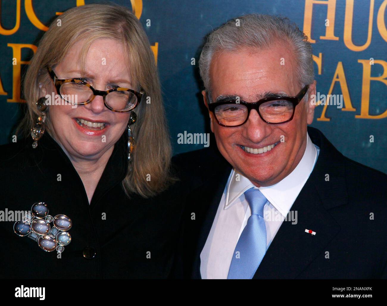 Martin Scorsese and his wife Helen Morris pose for the screening of ...