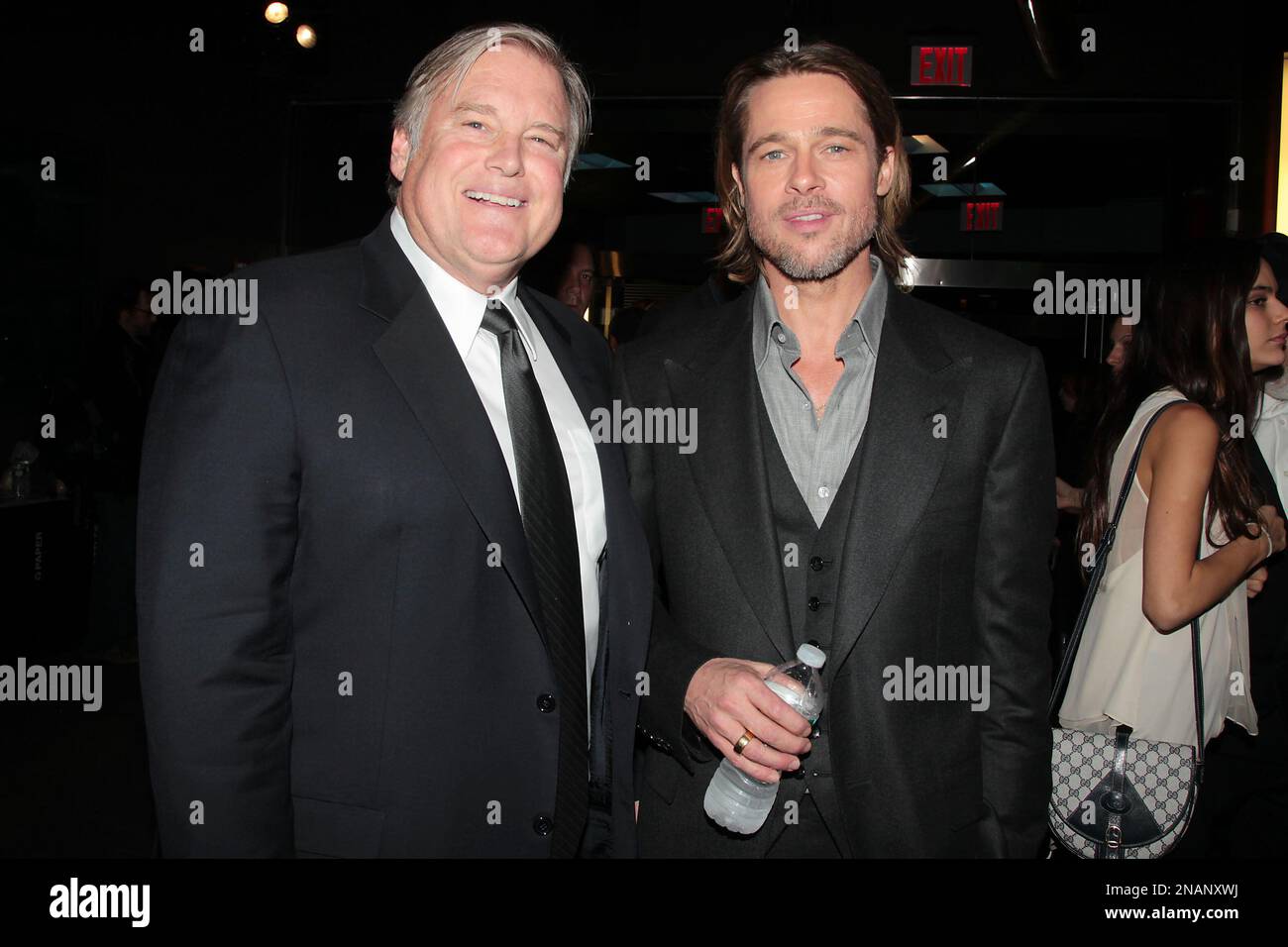 In this Dec. 5, 2011 photo, producer Tim Headington, left, and actor ...