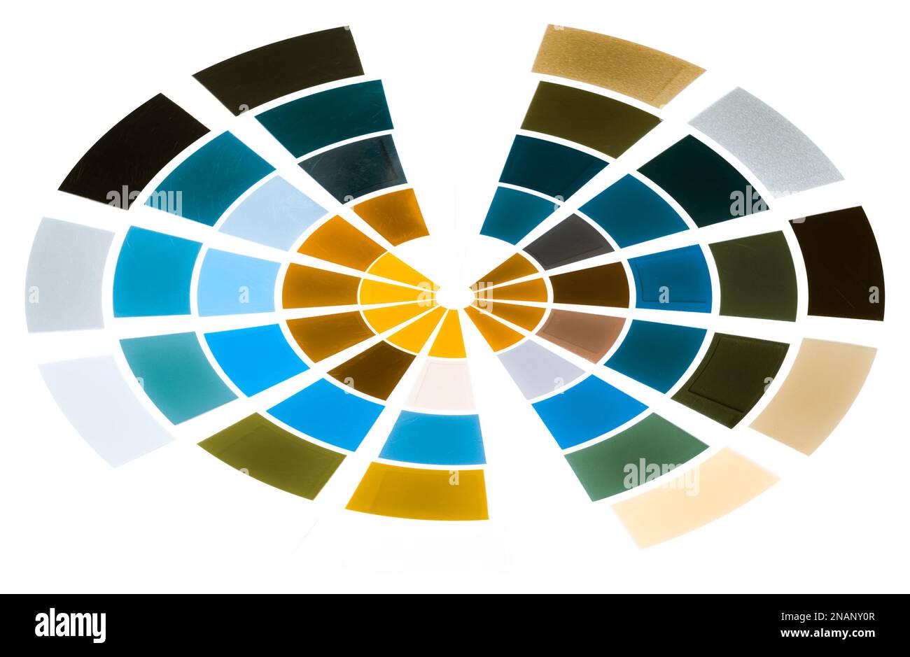 Abstract geometric colors shape lights on white background Stock Photo ...