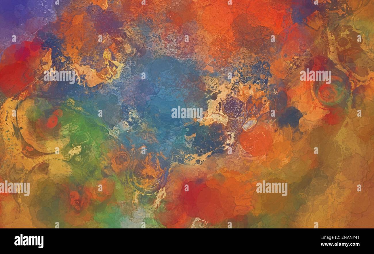 modern abstract watercolor painting illustration Stock Photo - Alamy