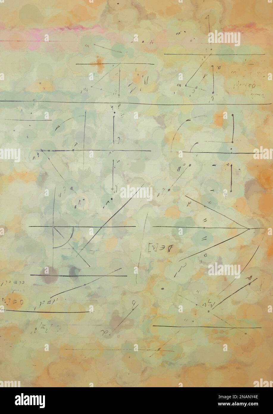 modern abstract watercolor painting illustration Stock Photo - Alamy