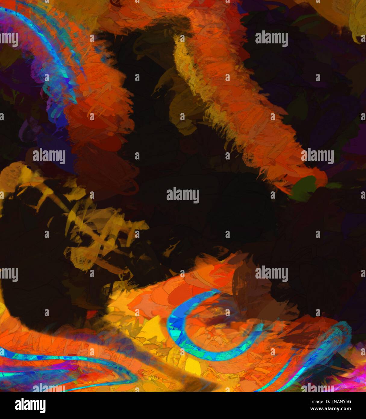 modern abstract watercolor painting illustration Stock Photo - Alamy