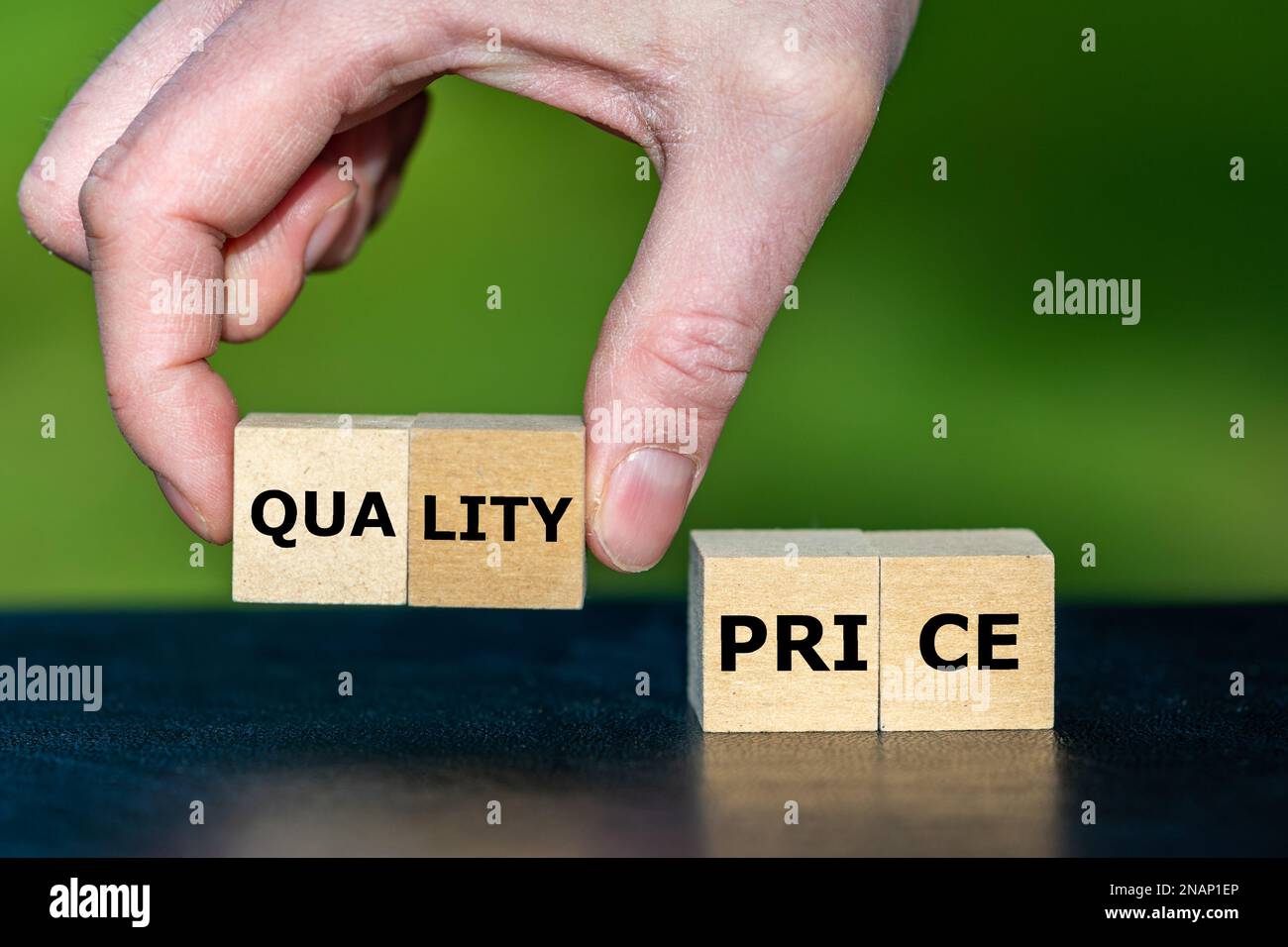 Symbol for selecting a product with a high quality insread of a low ...