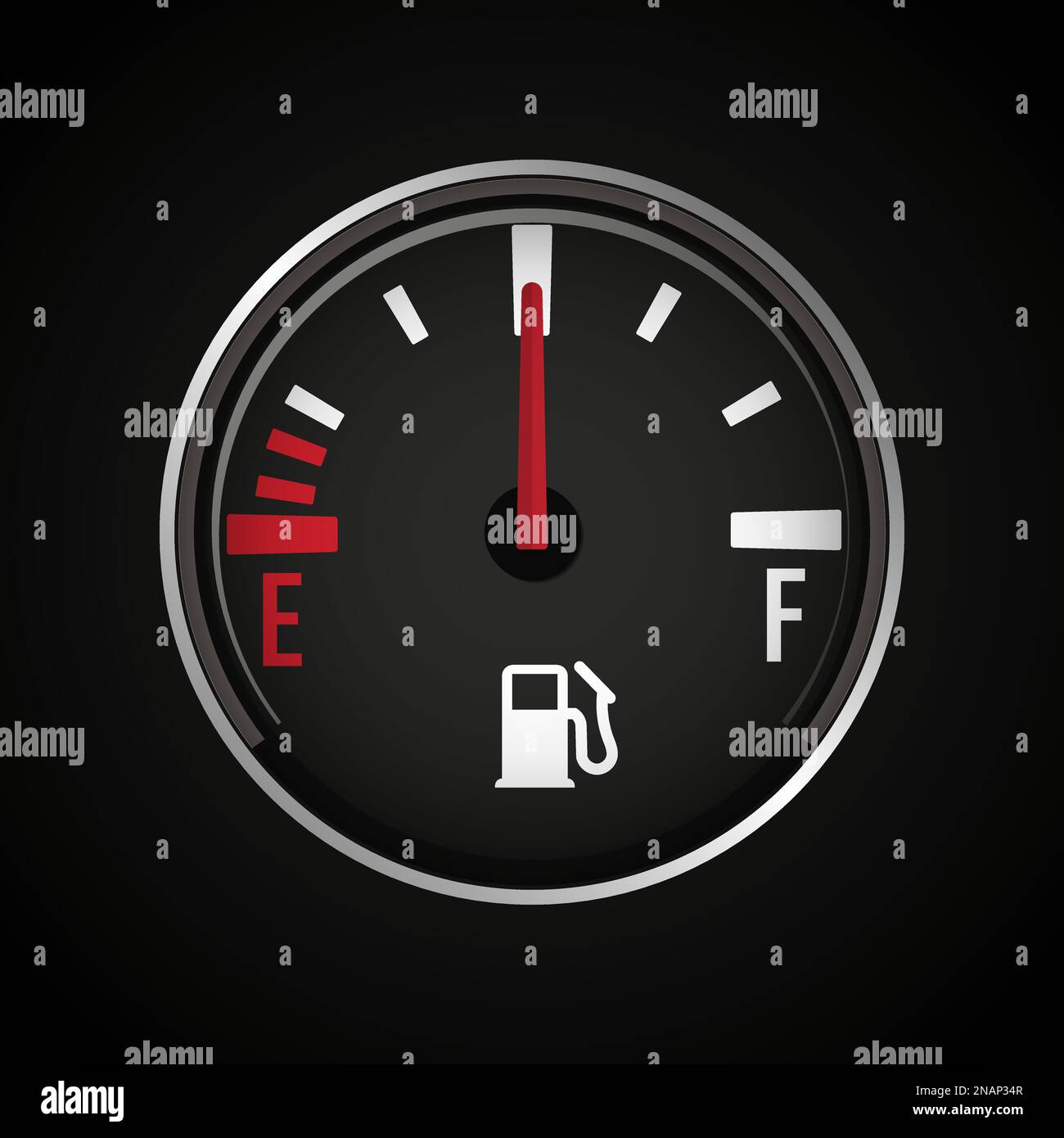Fuel gauge icon. Gasoline indicator. Vector illustration Stock Vector ...