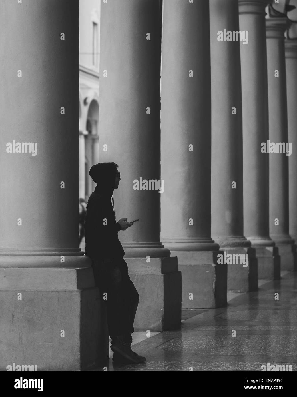 Column figure Black and White Stock Photos & Images - Alamy