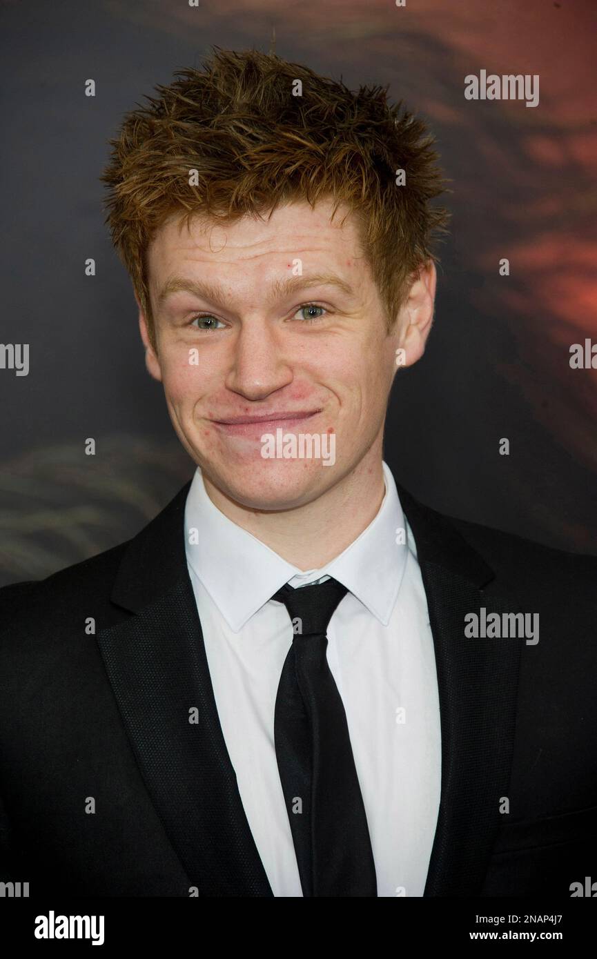 Matt Milne attends the world premiere of "War Horse", in New York ...