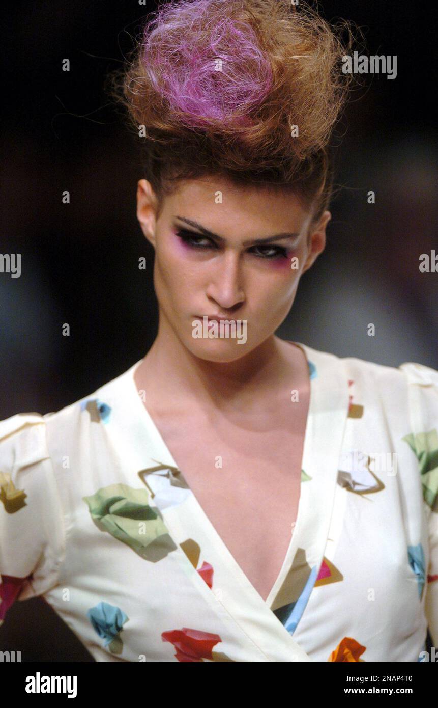 A model wears an outfit by the fashion designer label Antoni &Alison at ...