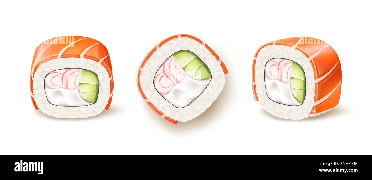 Realistic Sushi Drawing