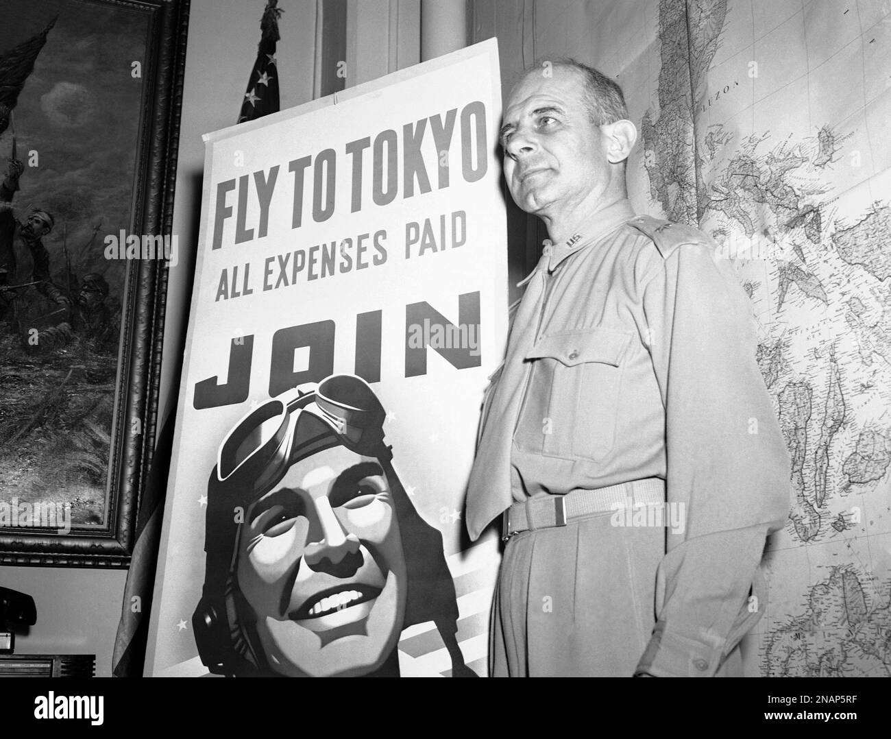 FILE - In this May 19, 1942 file photo, U.S. Army Air Corps Brig. Gen ...