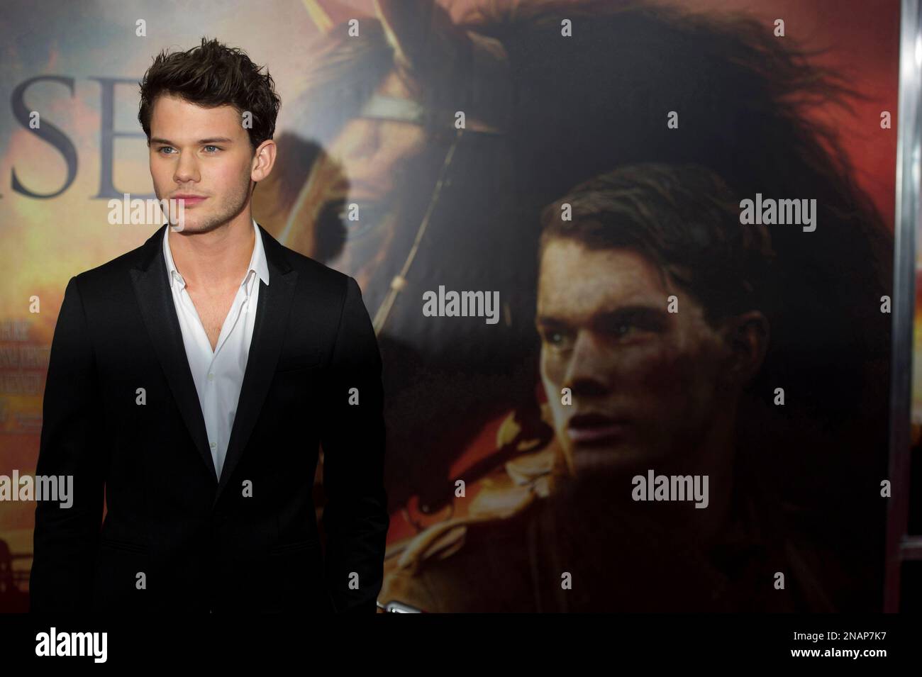 Jeremy Irvine attends the world premiere of "War Horse", in New York ...