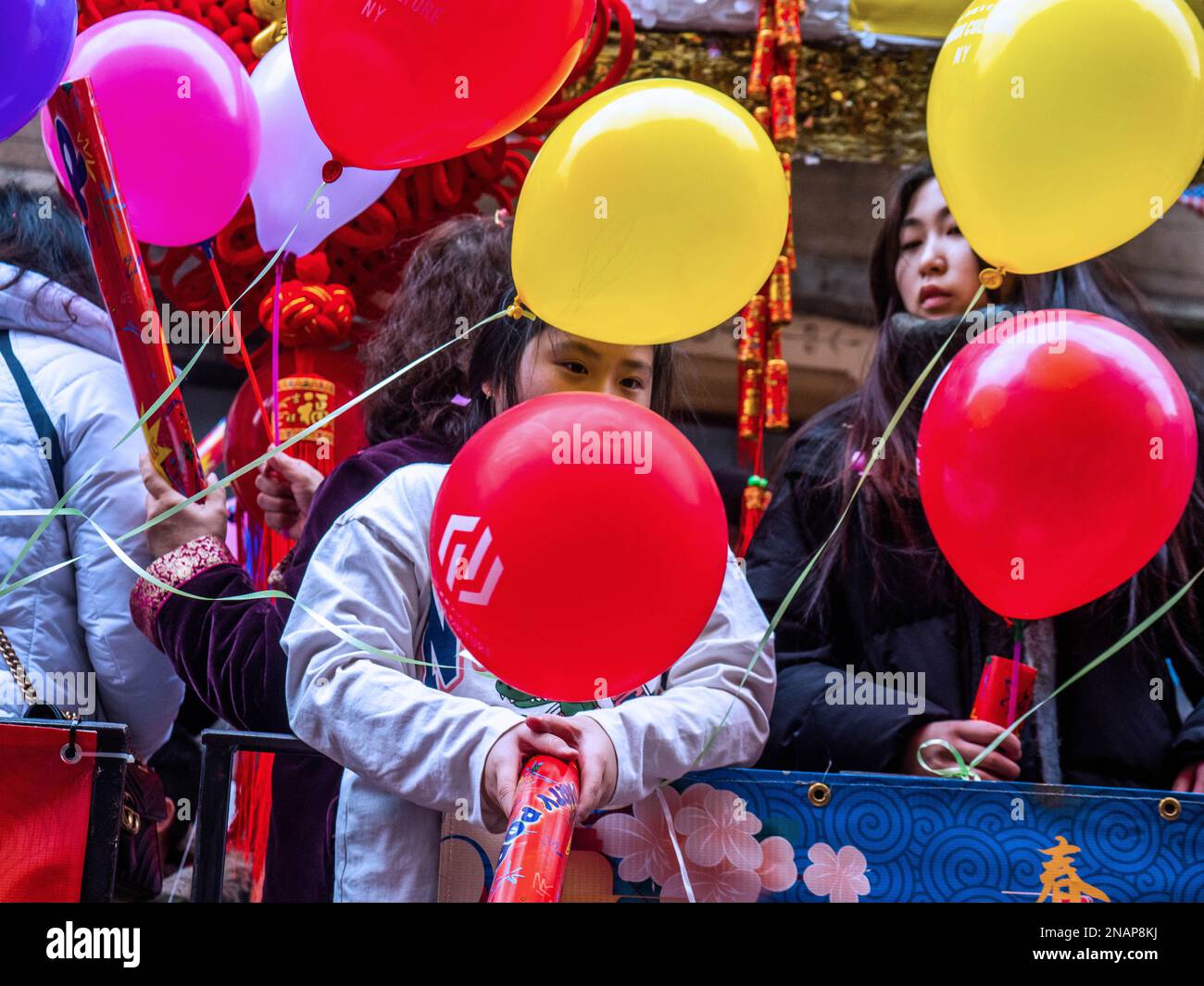 New York, New York, USA. 12th Feb, 2023. Parade goers at the annual NYC ...