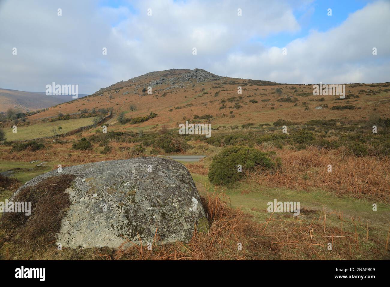 Bell tor, near Widecombe, Dartmoor, England, UK Stock Photo - Alamy