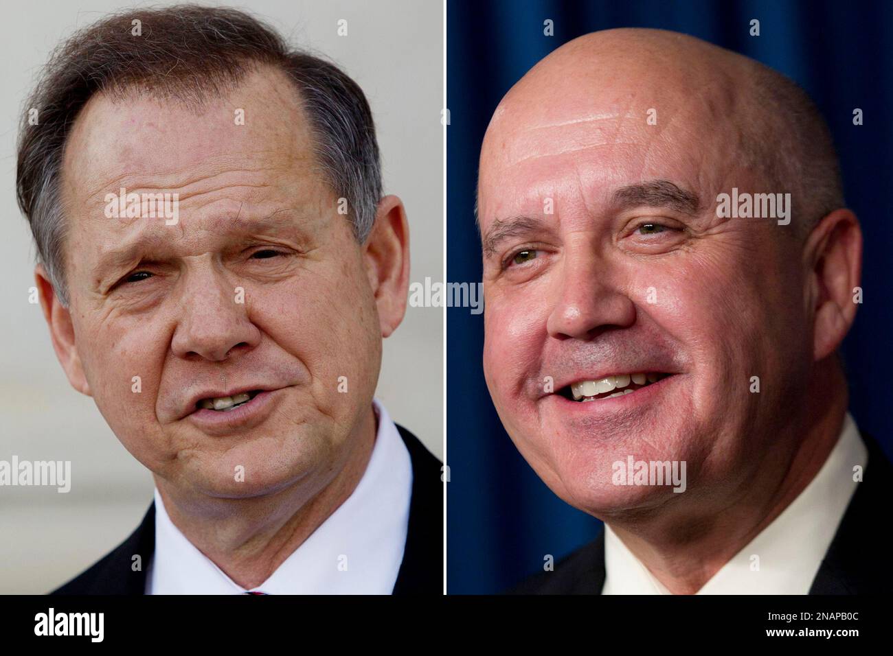 FILE - Pictured in these 2011 file photos are Alabama Supreme Court ...